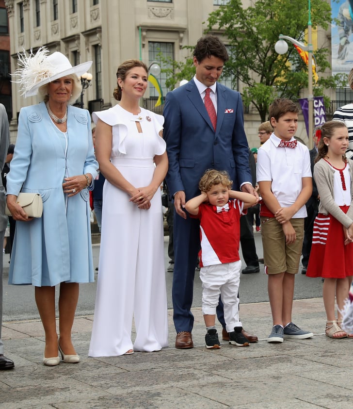 Justin Trudeau and Family at Canada Day 2017 | POPSUGAR Celebrity Photo 3