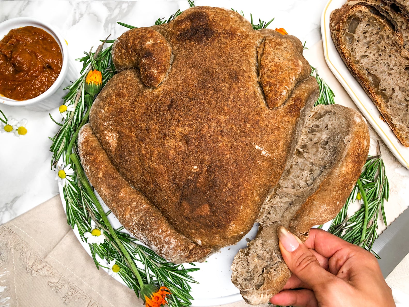 Thanksgiving Sourdough Turkey Loaf Recipe With Photos | PS Food