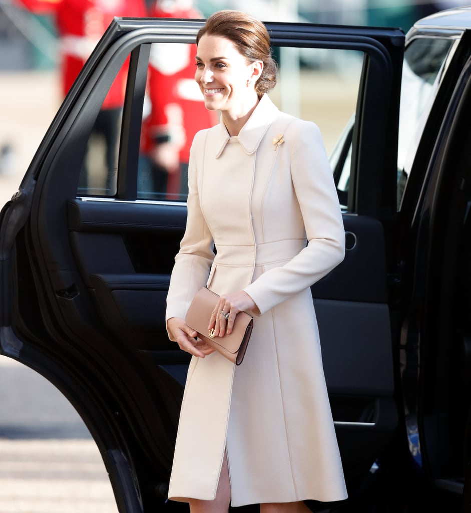 Kate Middleton's Cream Catherine Walker Coat 2019 | POPSUGAR Fashion