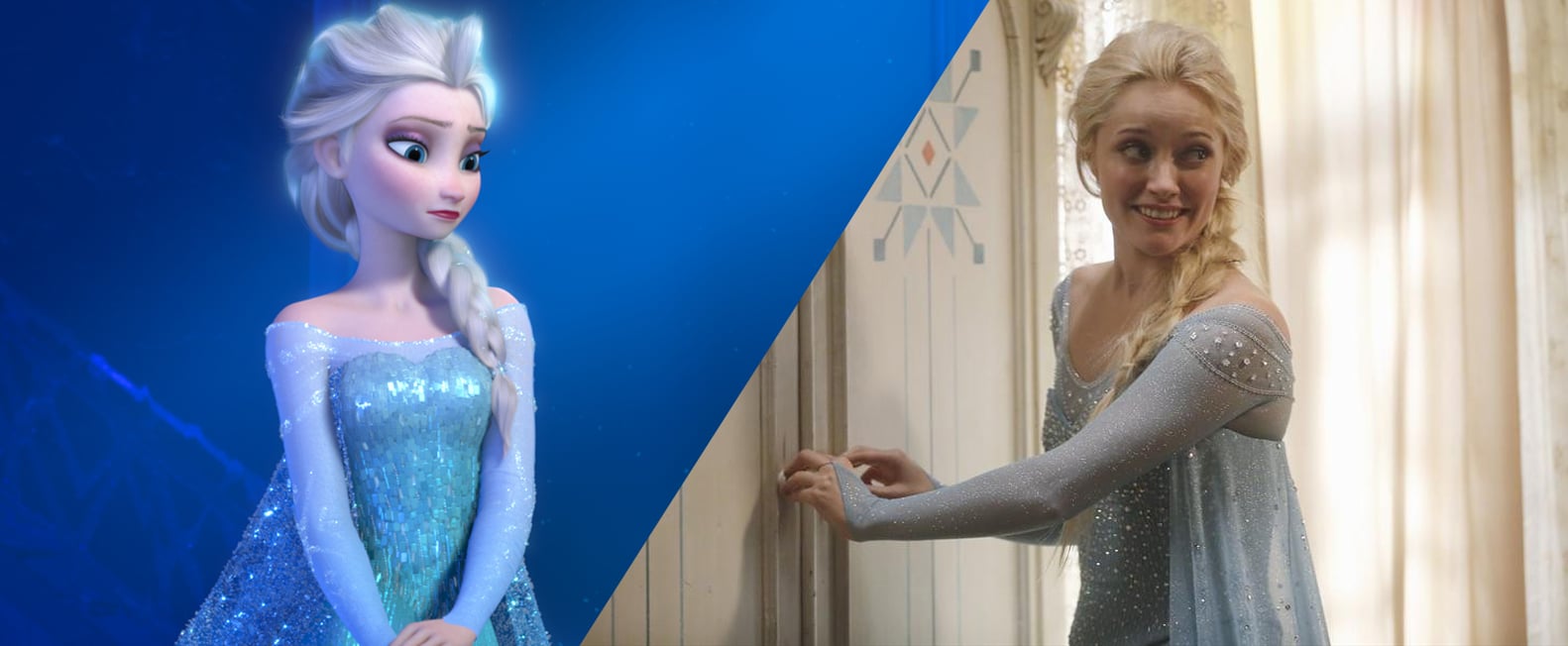 Once Upon a Time's Frozen Cast With Animated Characters | POPSUGAR ...