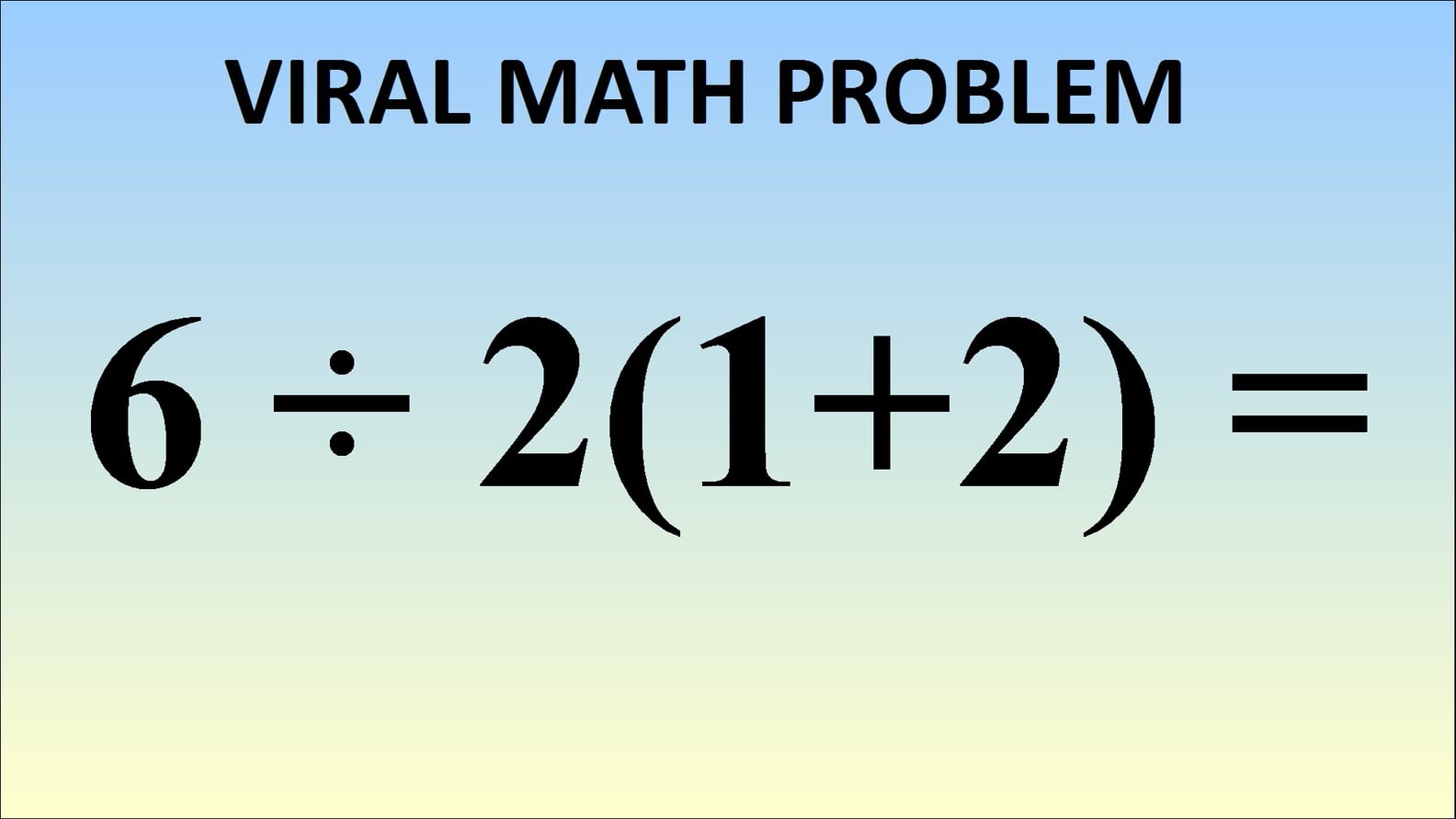 Viral YouTube Math Problem | PS Tech