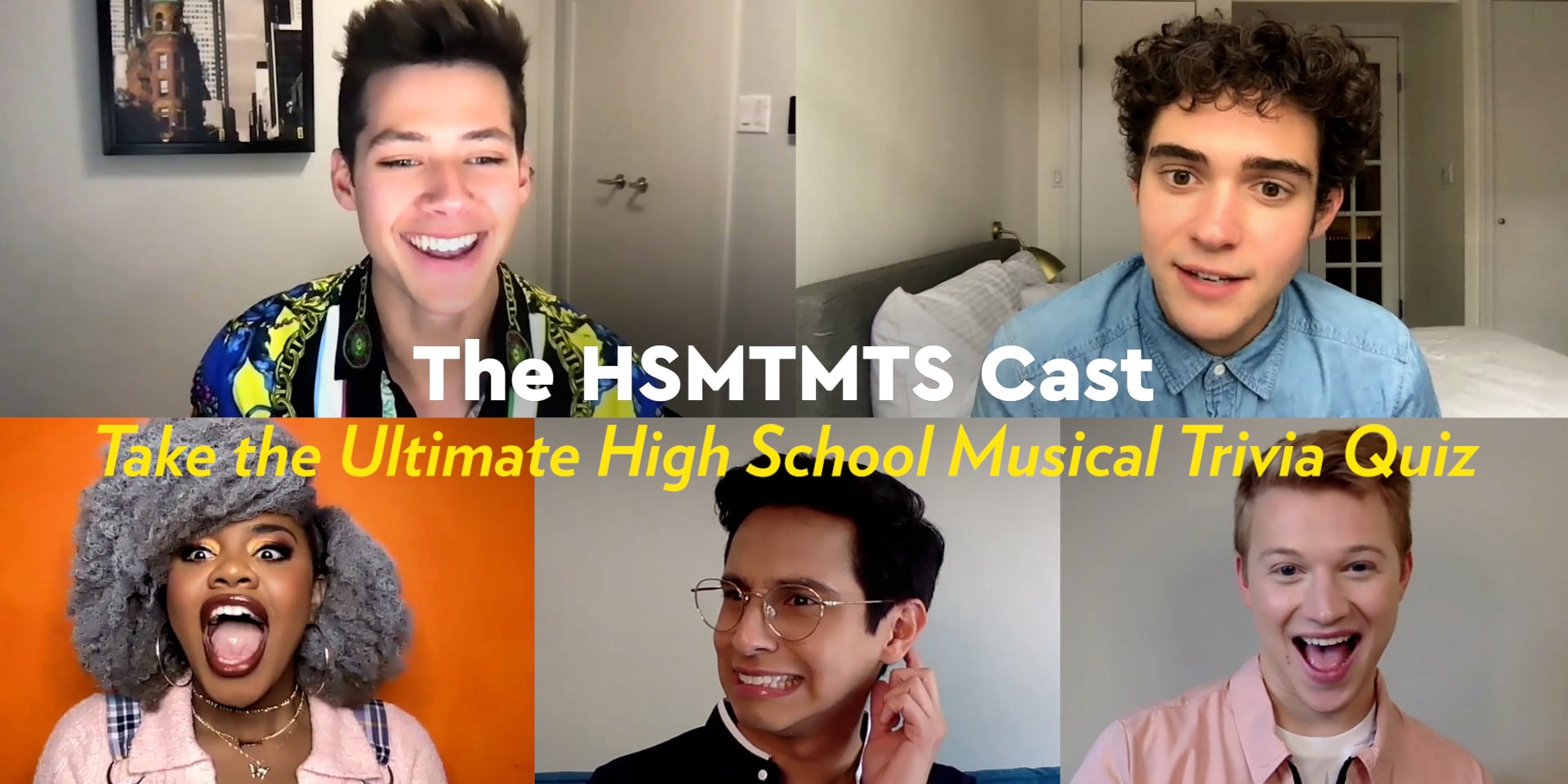 Watch the HSMTMTS Cast Play HSM Trivia With POPSUGAR | PS Entertainment
