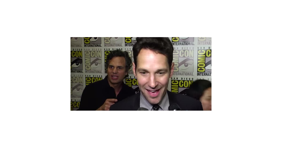 Mark Ruffalo Freaks Out Over Paul Rudd | Video | POPSUGAR Celebrity