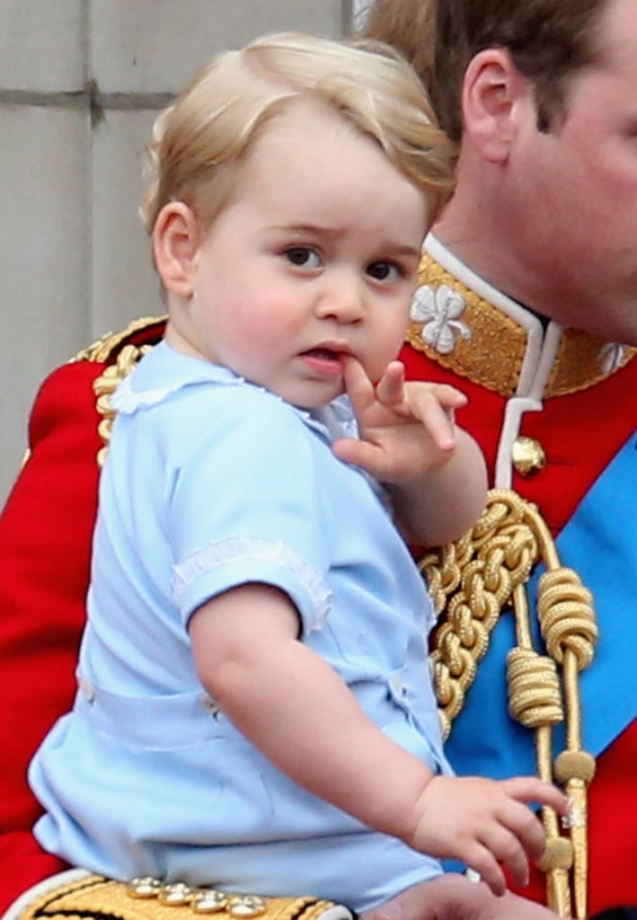 Prince George Looking Judgmental Pictures | POPSUGAR Celebrity