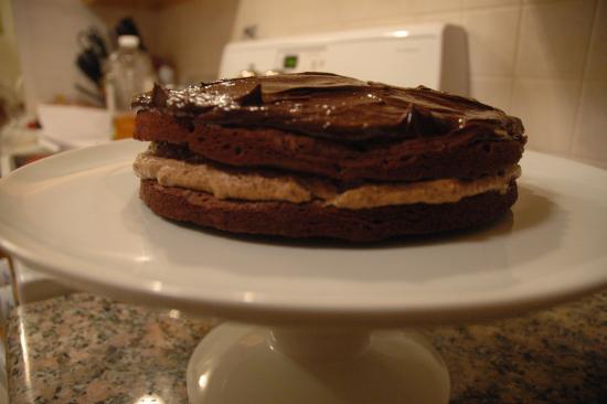 Excessively Expressive Espresso Ecstasy Cake